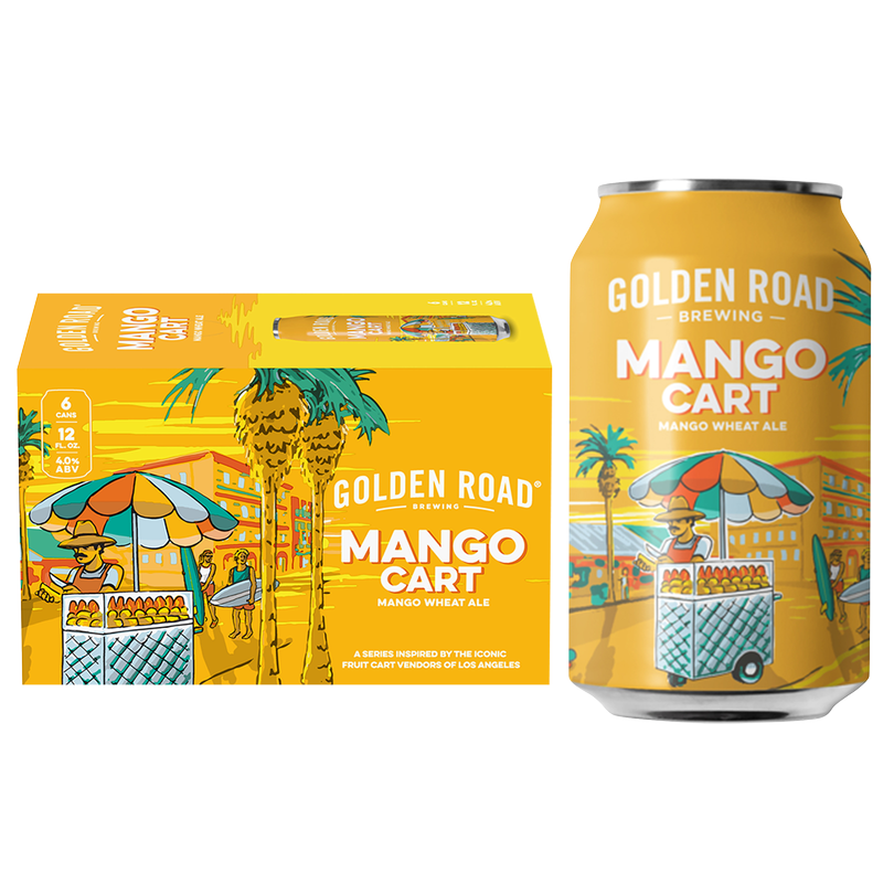Golden Road Mango Cart 6pk 12oz Can 4.0% ABV – BevMo! Washington