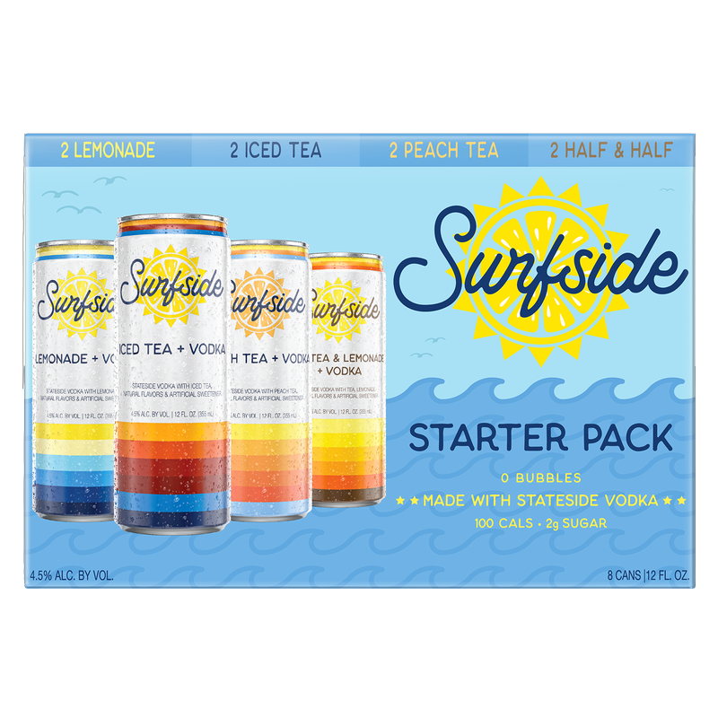 Surfside Starter Variety 8pk 12oz 4.5% ABV – BevMo!