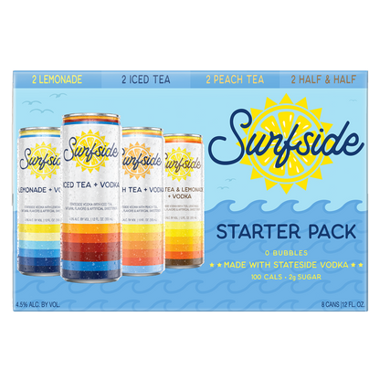Surfside Starter Variety 8pk 12oz 4.5% ABV – BevMo!