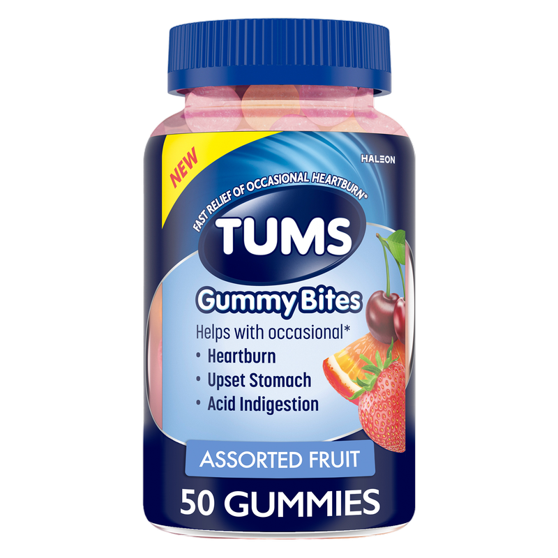 Tums Gummy Bites Assorted Fruit Flavors 50ct – BevMo! Washington