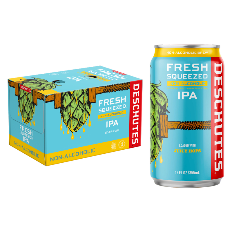 Deschutes Fresh Squeezed Non-Alcoholic IPA 6pk 12oz Cans – BevMo!