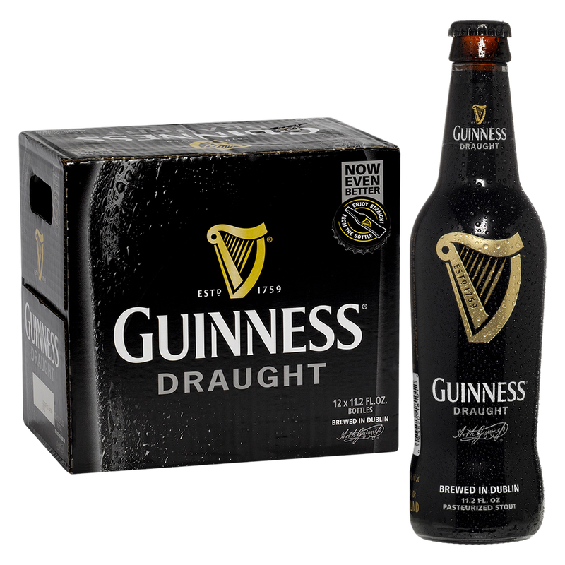 Guinness Stout 12pk 12oz Btl 5.6% ABV – BevMo! Washington