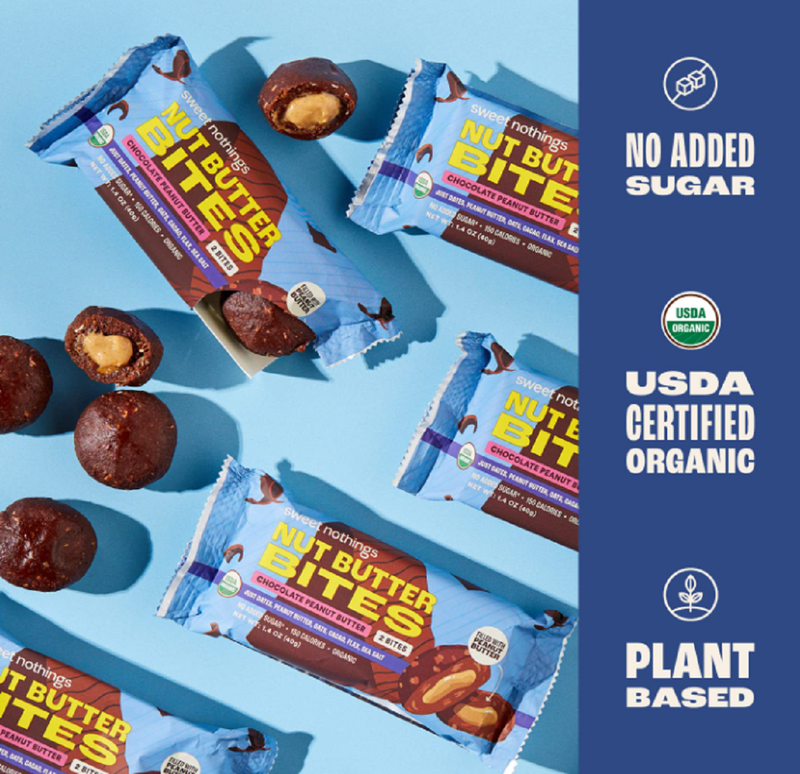 Sweet Nothings Chocolate Peanut Butter Nut Butter Bites, 1.4oz – BevMo!