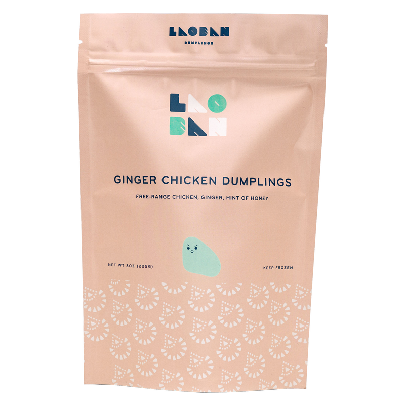 Laoban Dumplings Ginger Chicken Frozen Dumplings 8oz – BevMo!