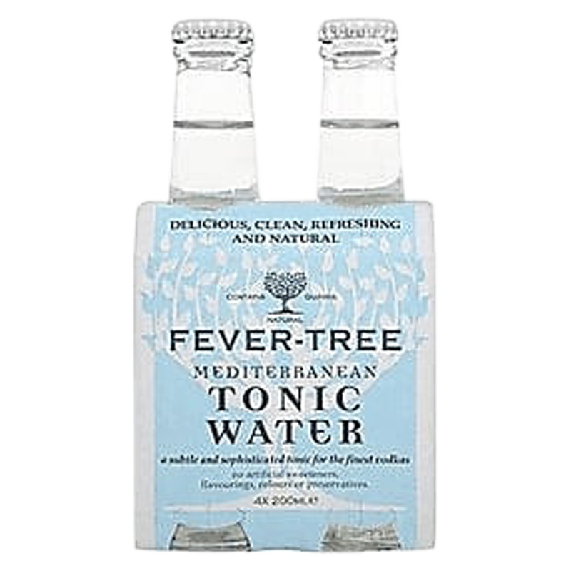Fever-Tree Mediterranean Tonic Water 4pk 6.8oz Can – BevMo!