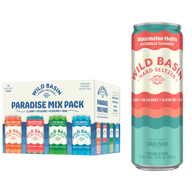 Oskar Blue's Wild Basin Cocktail Seltzer Variety 12pk 12oz Can 5.0% AB ...