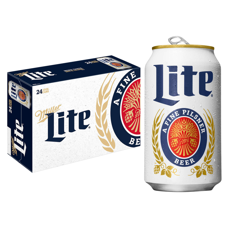 Miller Lite 24pk 12oz Can 4.2% ABV – BevMo! Washington