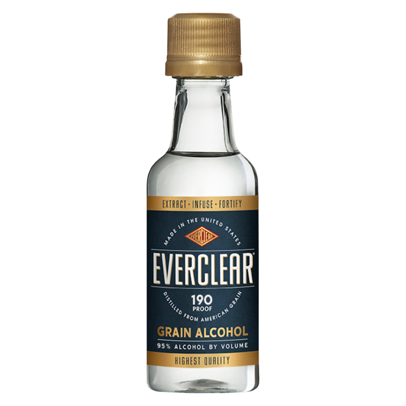 Everclear 190 Grain Alcohol 50ml (190 Proof) – BevMo! Washington