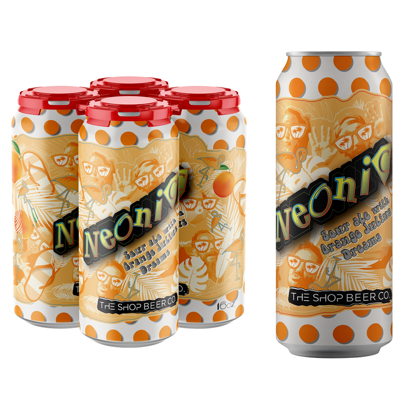 The Shop Beer Co. Neonic Sour Ale Orange Julius Dreams (4Pkc 16 Oz ...